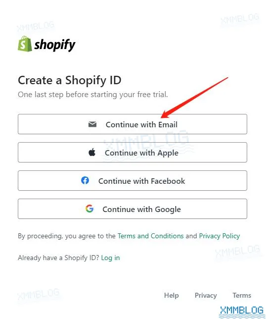 2024注册Shopify开店教程（3天免费试用，首月只需1美金） - Xmmblog