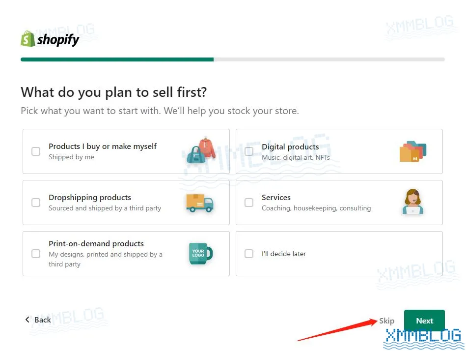 2024注册Shopify开店教程（3天免费试用，首月只需1美金） - Xmmblog